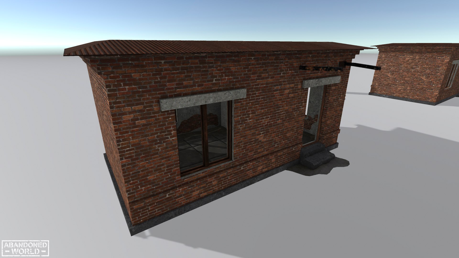 Abandoned Military Checkpoint 3d Model