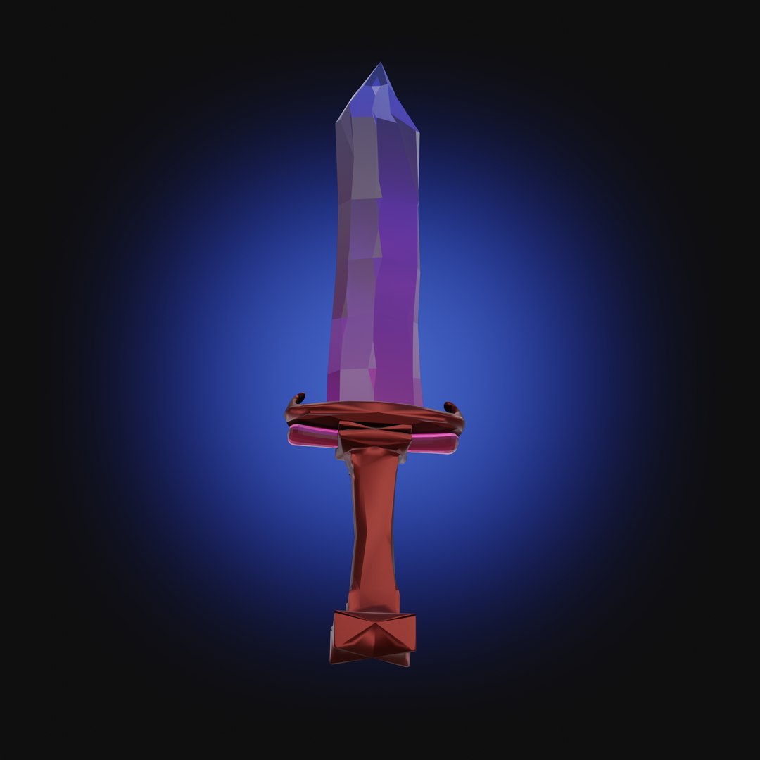 Crystal Sword 3D - TurboSquid 1974737
