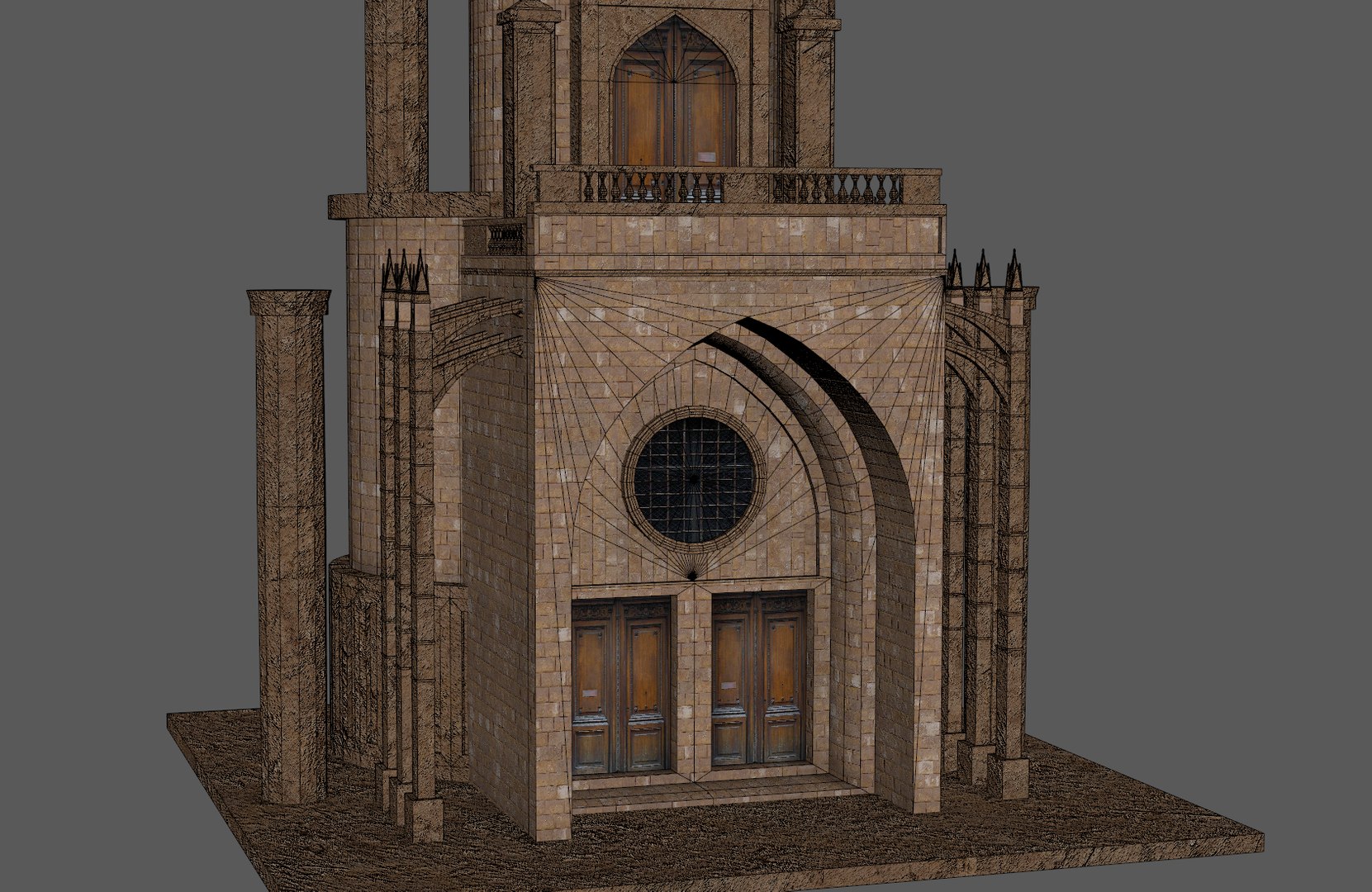 3D Fantasy Arab Tower Model - TurboSquid 1850034