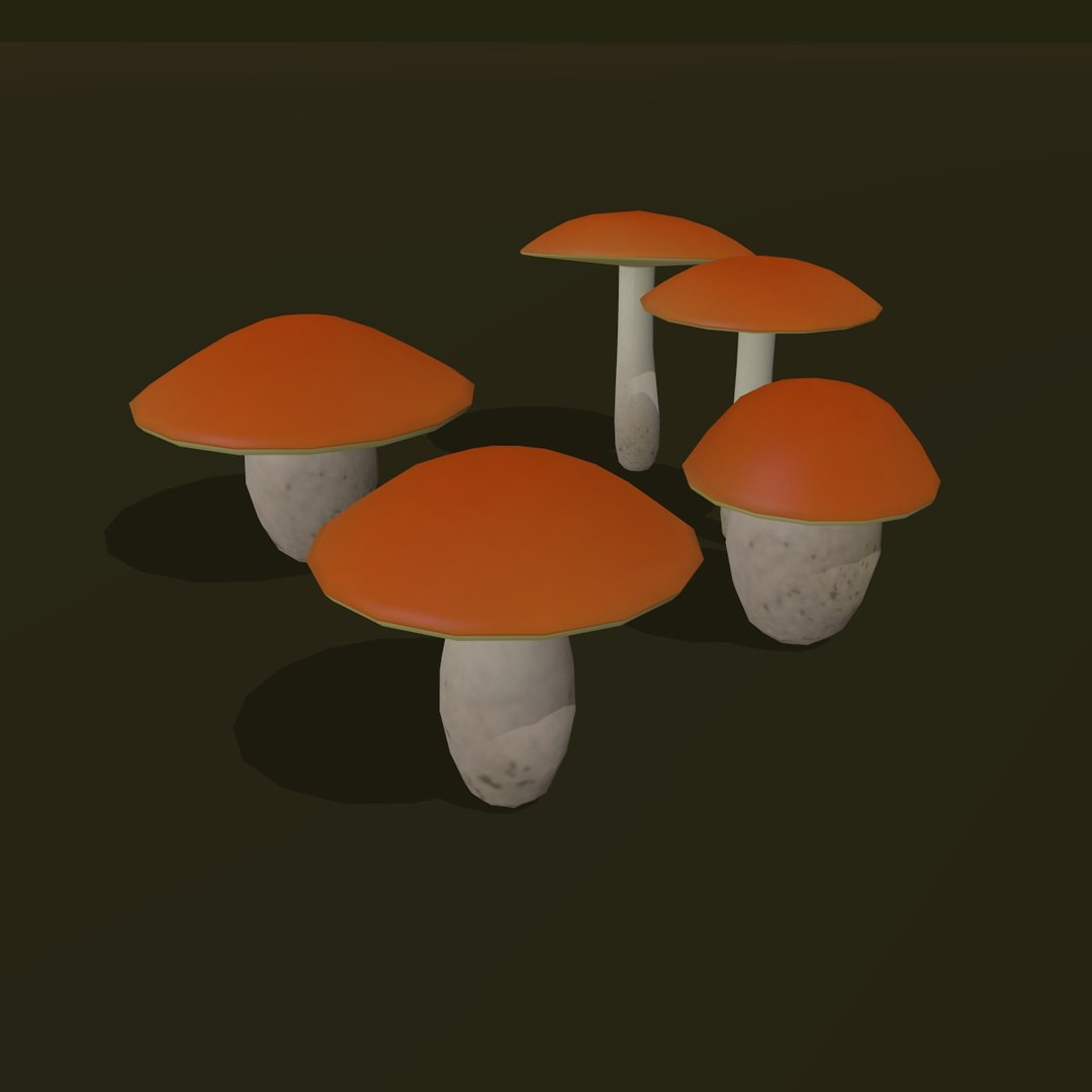 Boletus Cartoon 3d 3ds