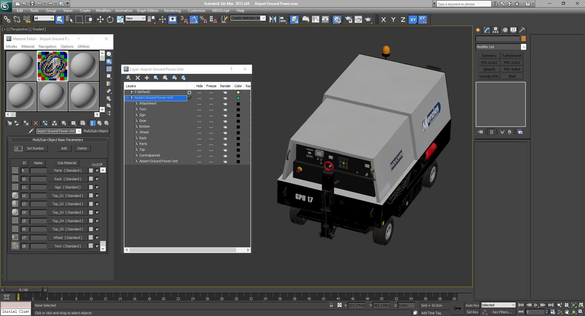 3D model airport ground power - TurboSquid 1468158