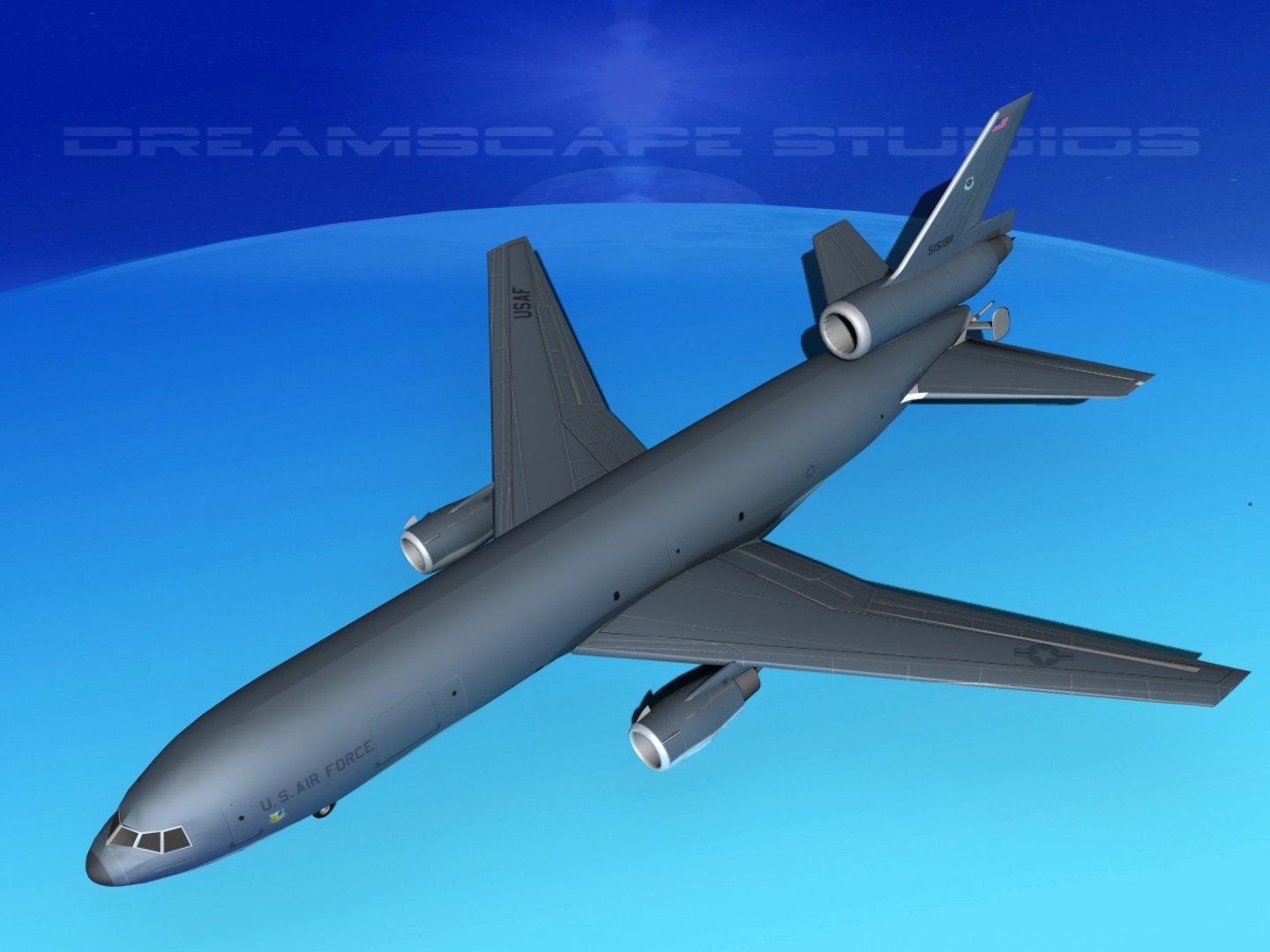 Kc-10 Mcdonnell Douglas 3d Model