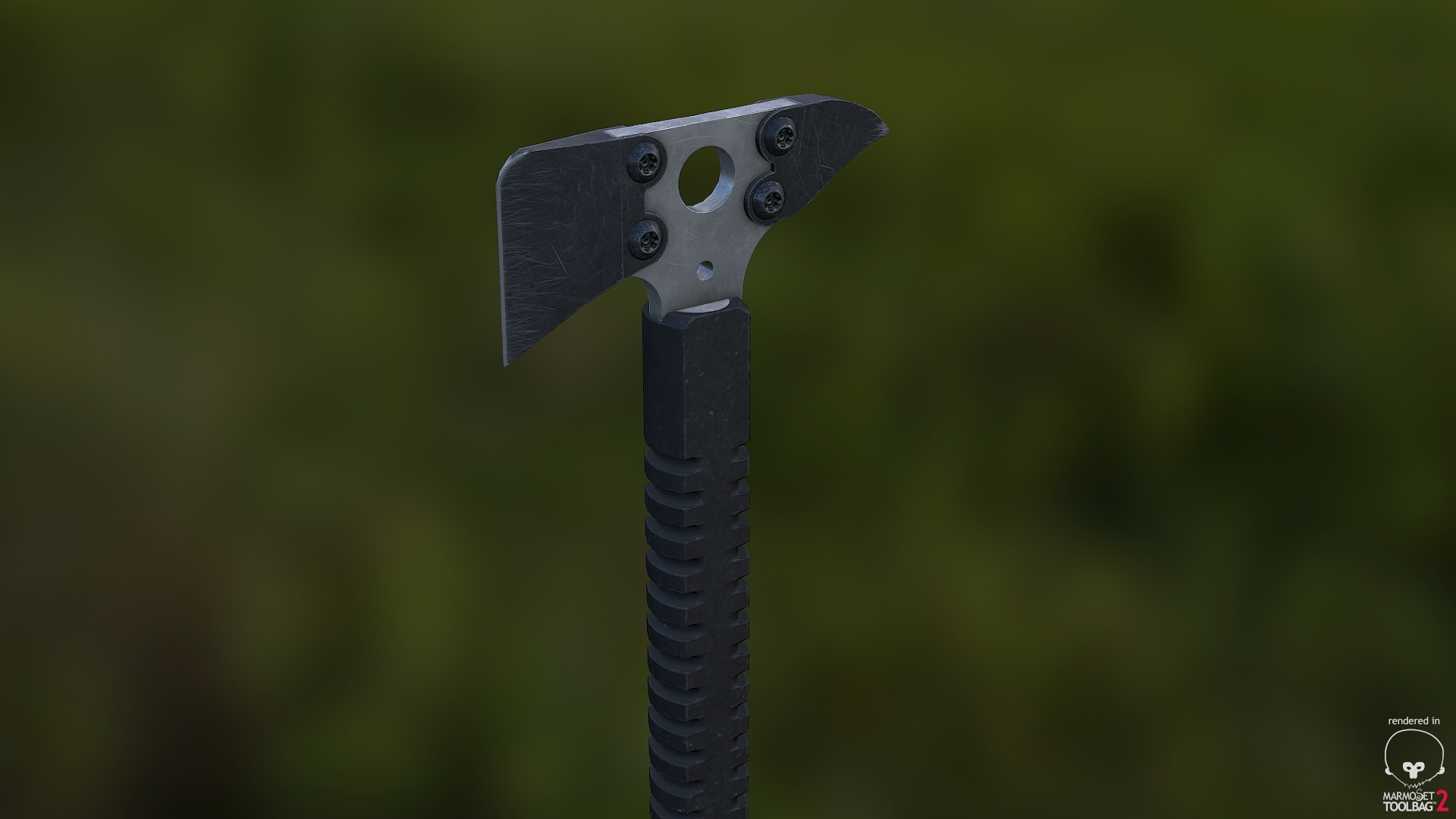 3d obj strider cr breacher axe
