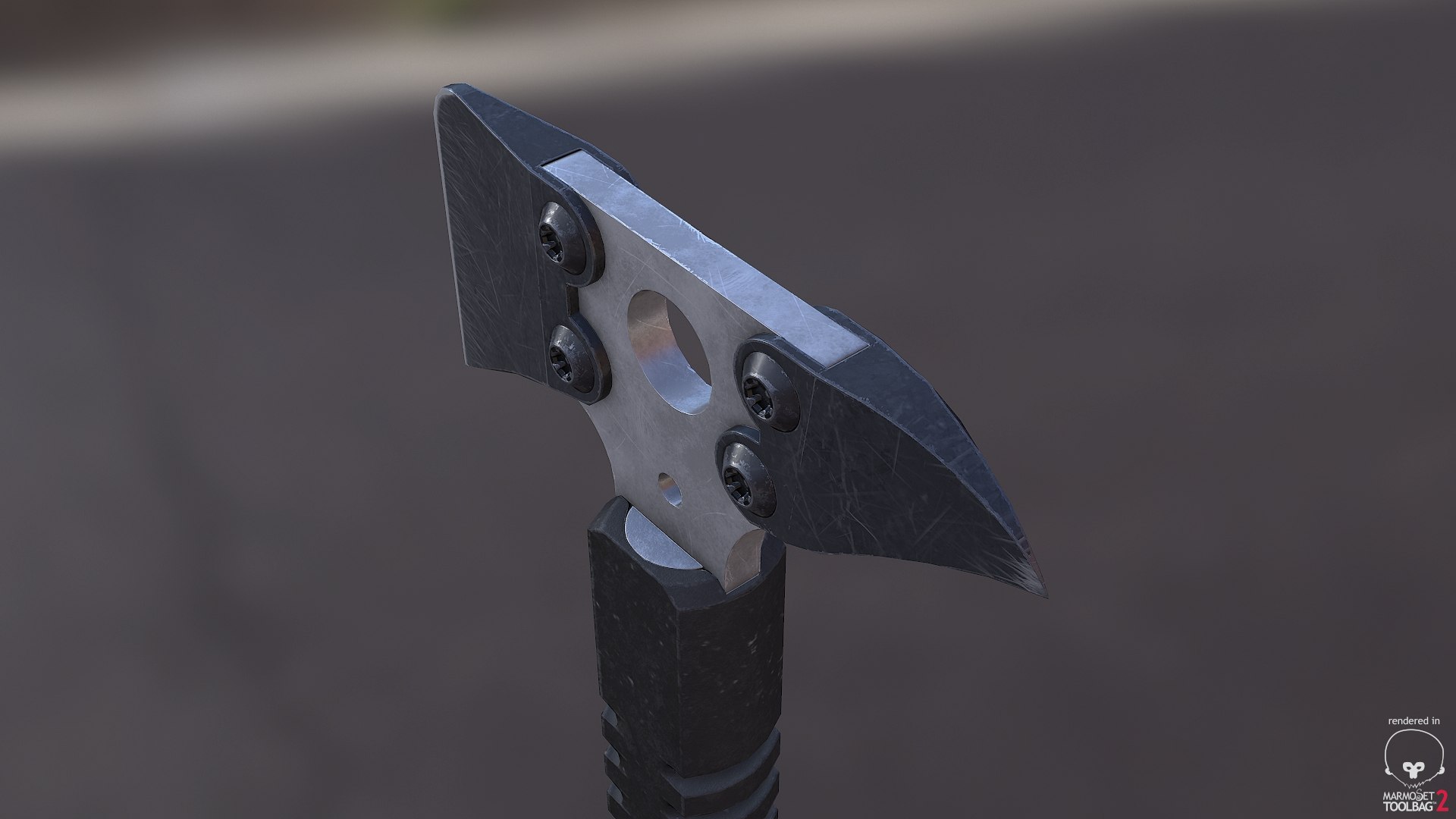 3d obj strider cr breacher axe