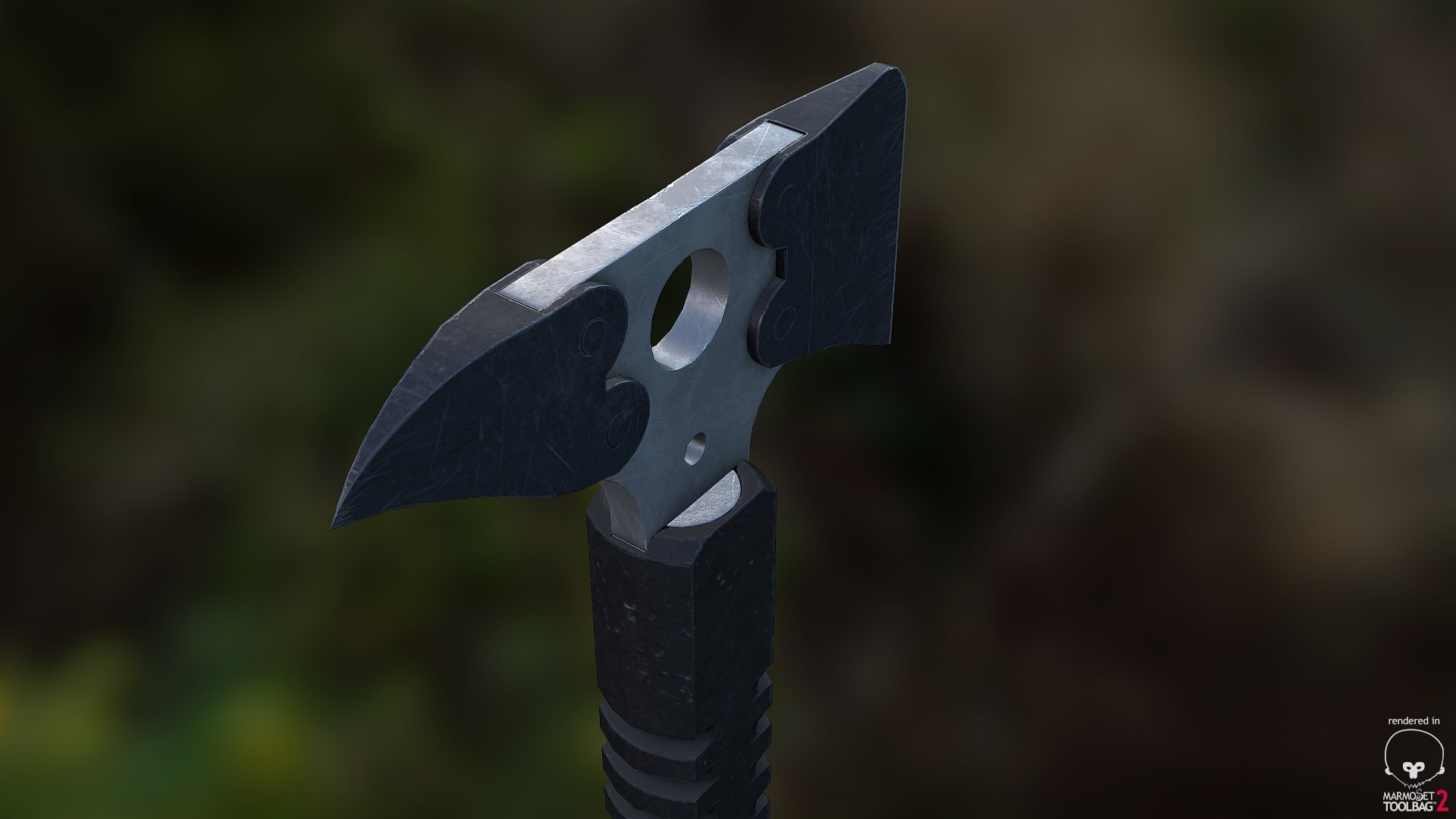 3d obj strider cr breacher axe