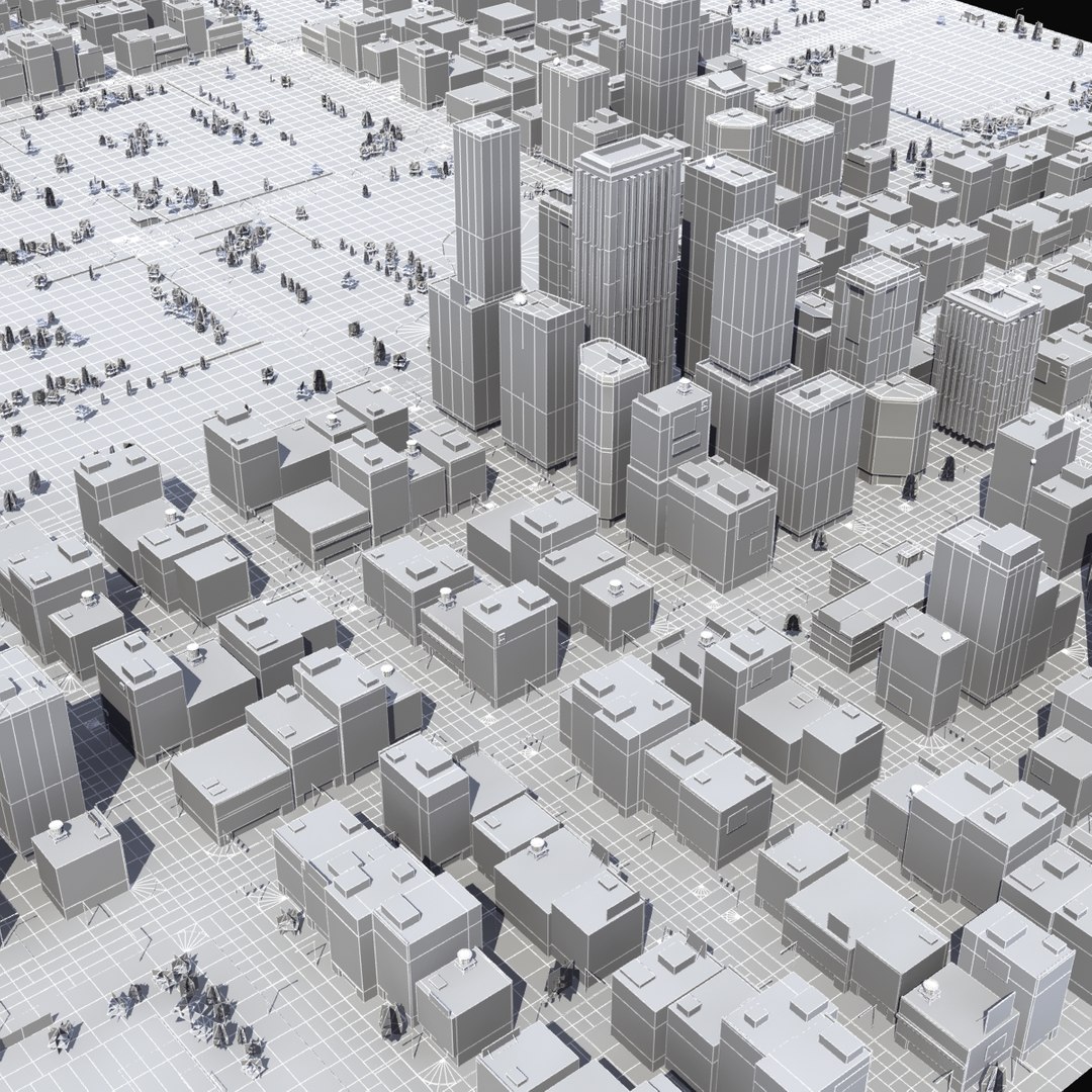 urban city 3d model