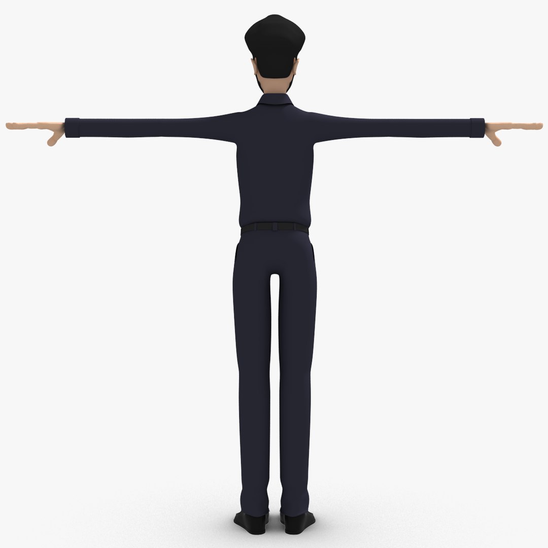 Father Character 3d Model