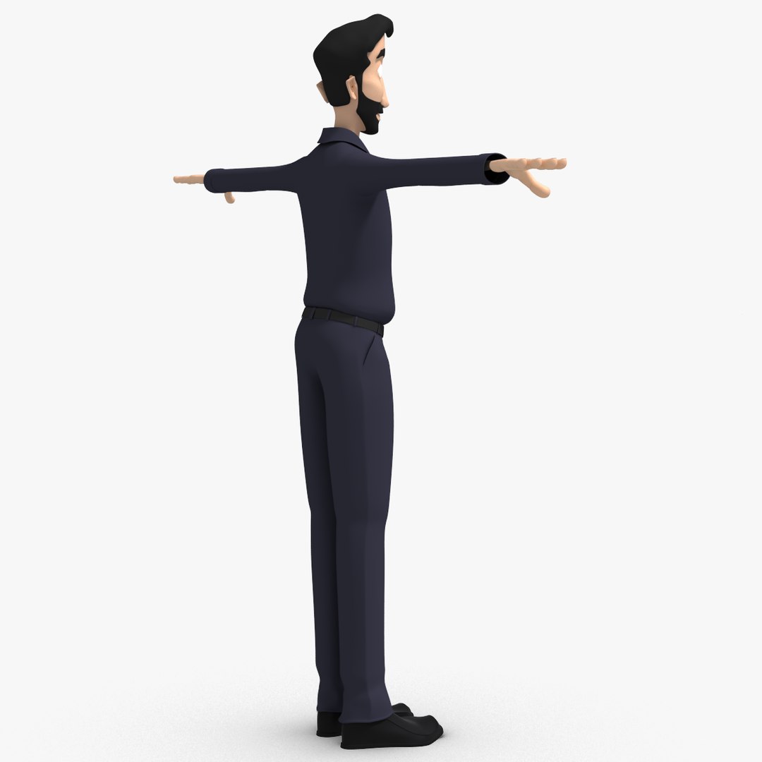 Father Character 3d Model