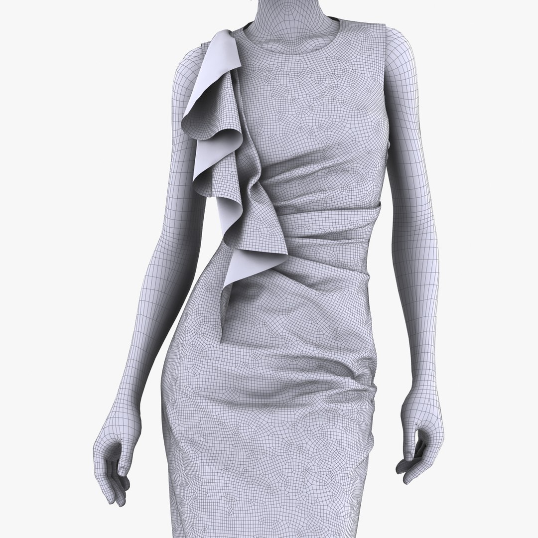 3D Model Dress - TurboSquid 1391476