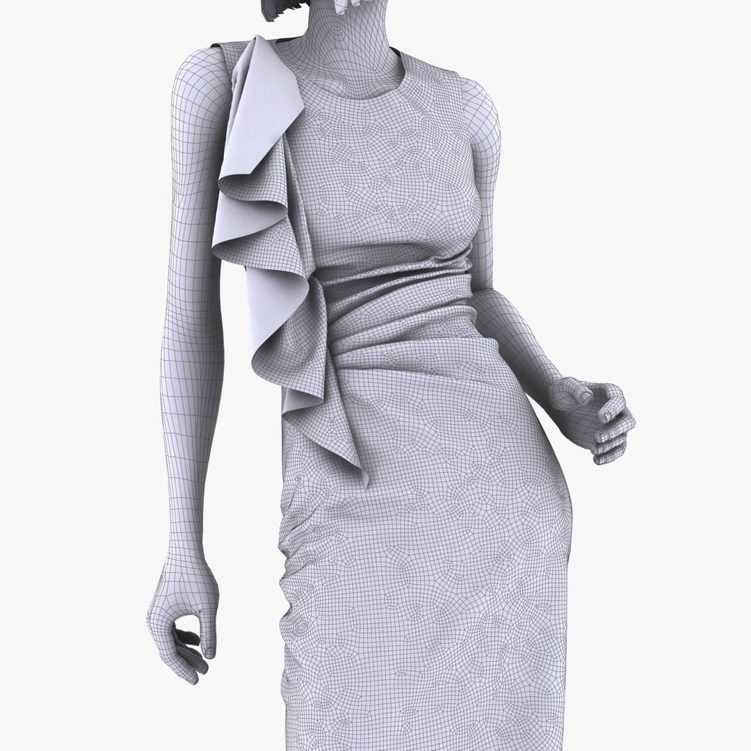3D Model Dress - TurboSquid 1391476