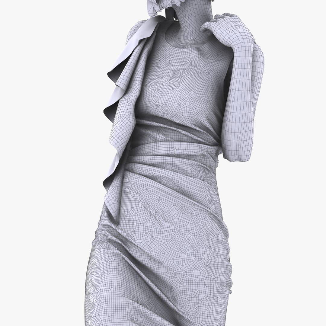 3D Model Dress - TurboSquid 1391476