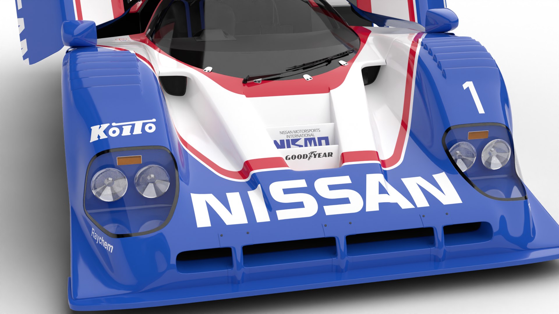 Nissan R90CK Le Mans Racing 1990 HQ 3d Model 3D Model - TurboSquid 2423563