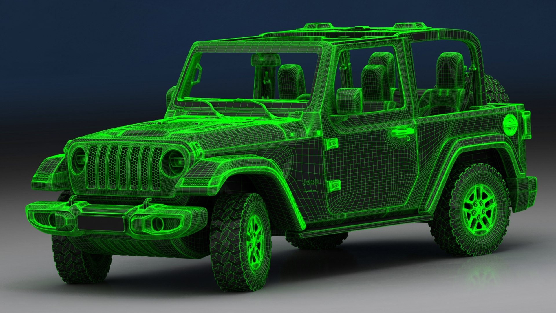Jeep wrangler rubicon 2019 3D model - TurboSquid 1406339