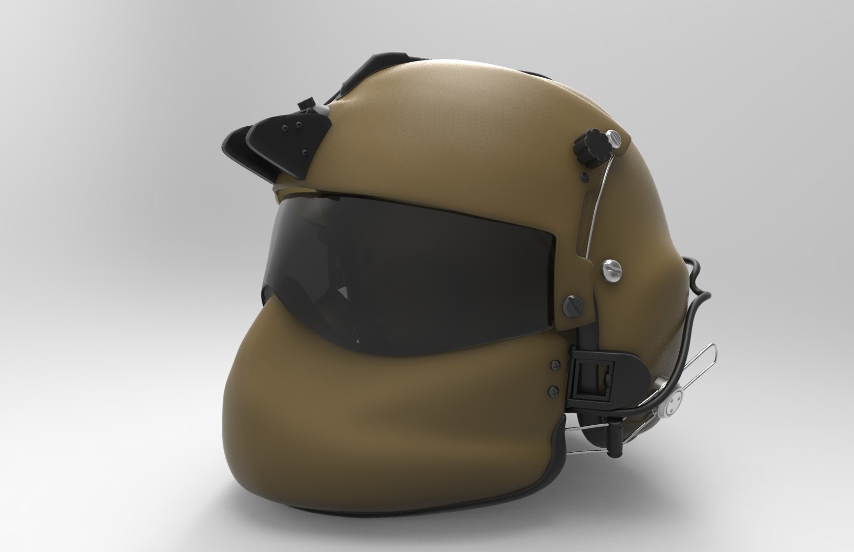pilot helmet obj