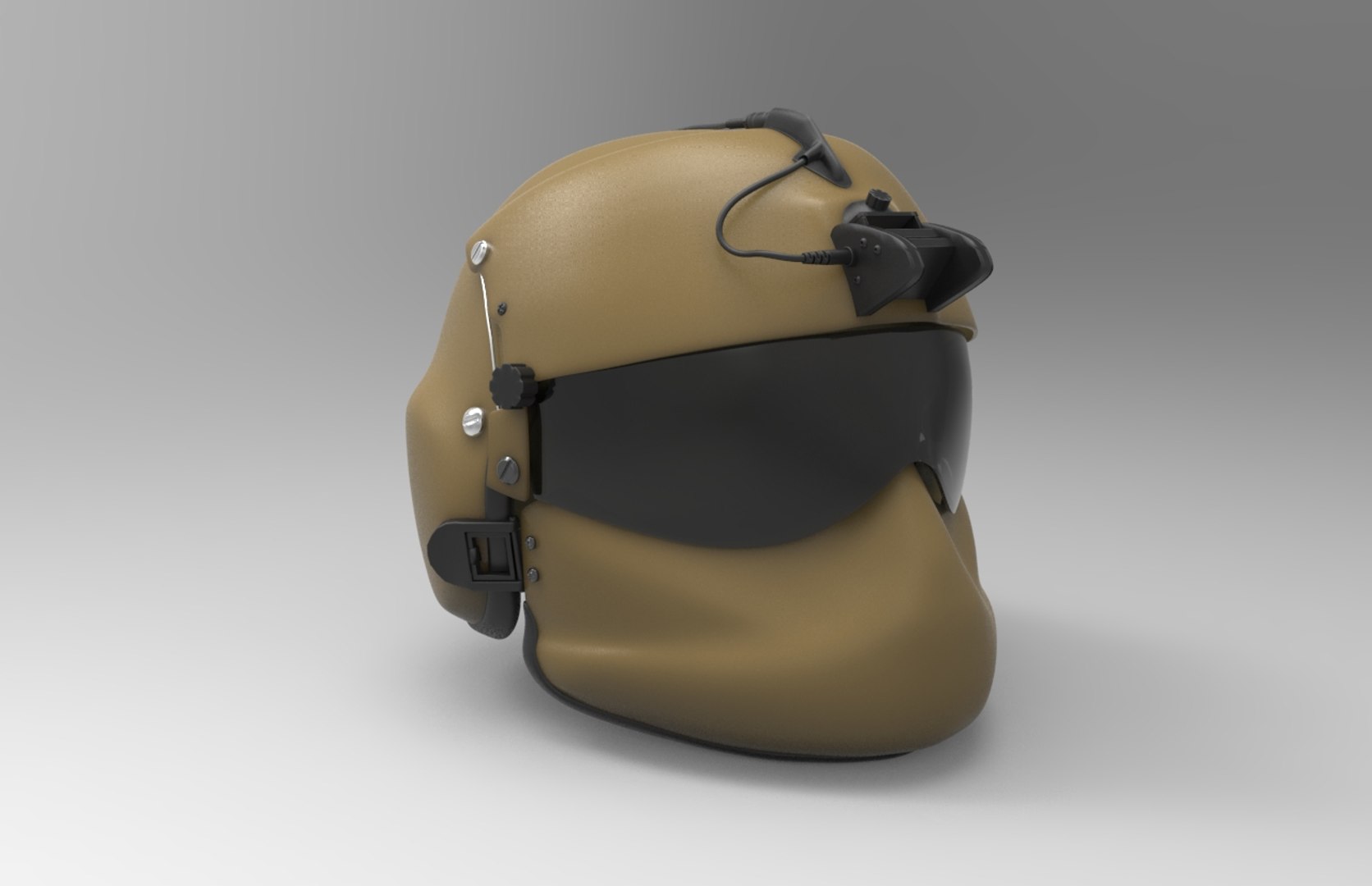 pilot helmet obj