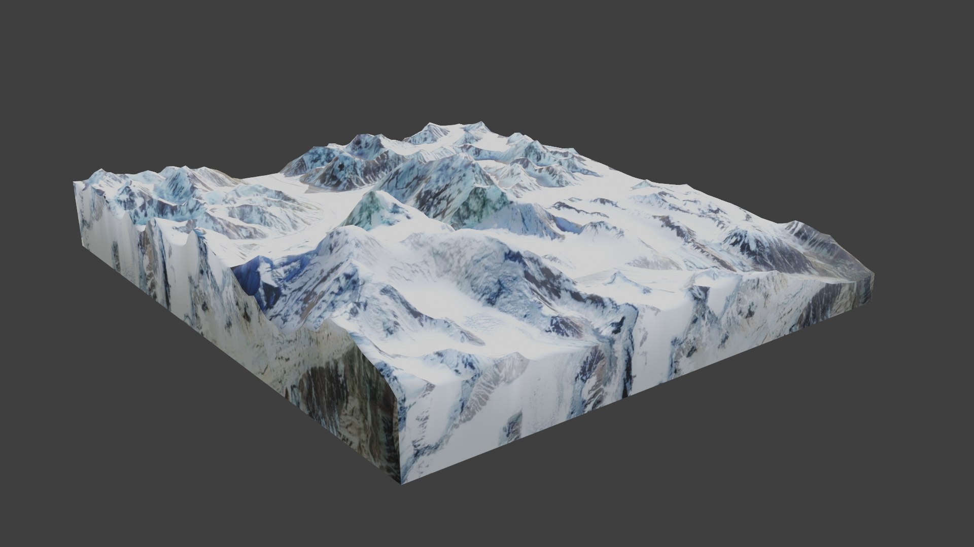 Saser Kangri II Mountain 3D Model - TurboSquid 1826065