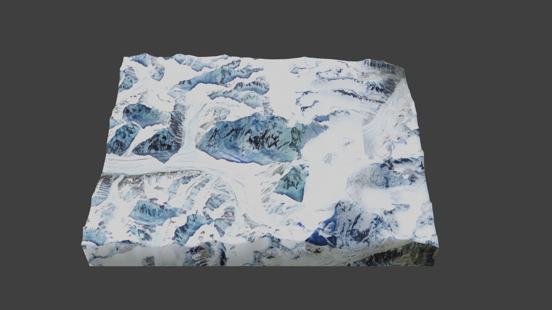 Saser Kangri II Mountain 3D Model - TurboSquid 1826065