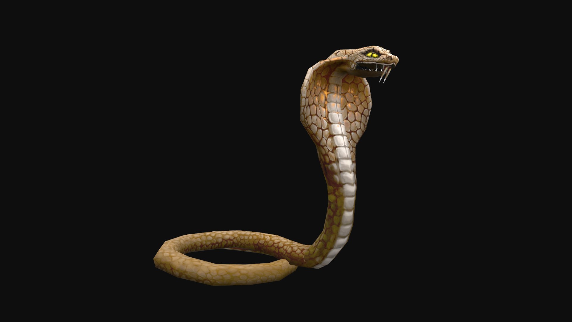 3D Animated Cobra Snake - TurboSquid 2189980