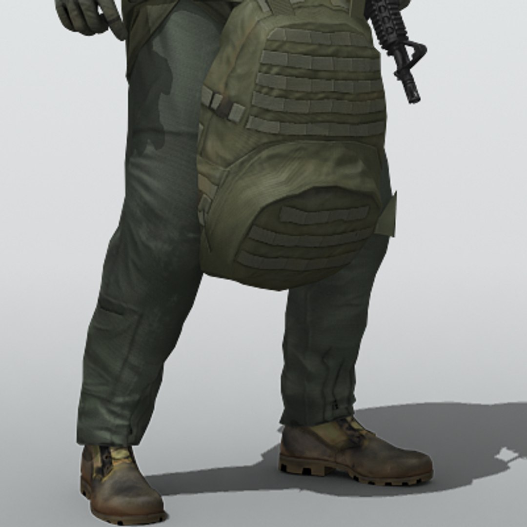 3ds Max 82nd Airborne Jumpmaster Army