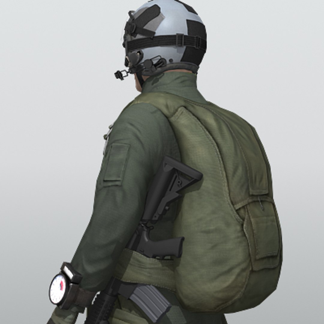 3ds Max 82nd Airborne Jumpmaster Army