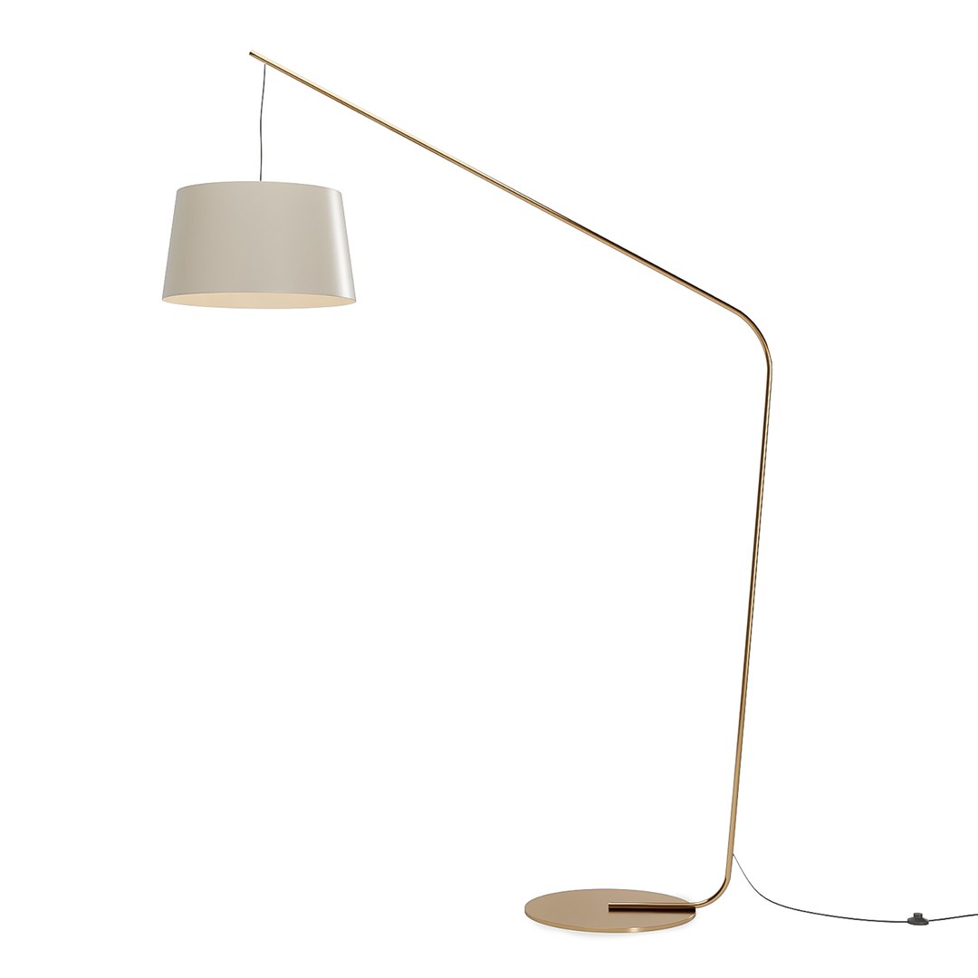 3D Model Large Lobby Design Arc Floor Lamp - TurboSquid 2283990