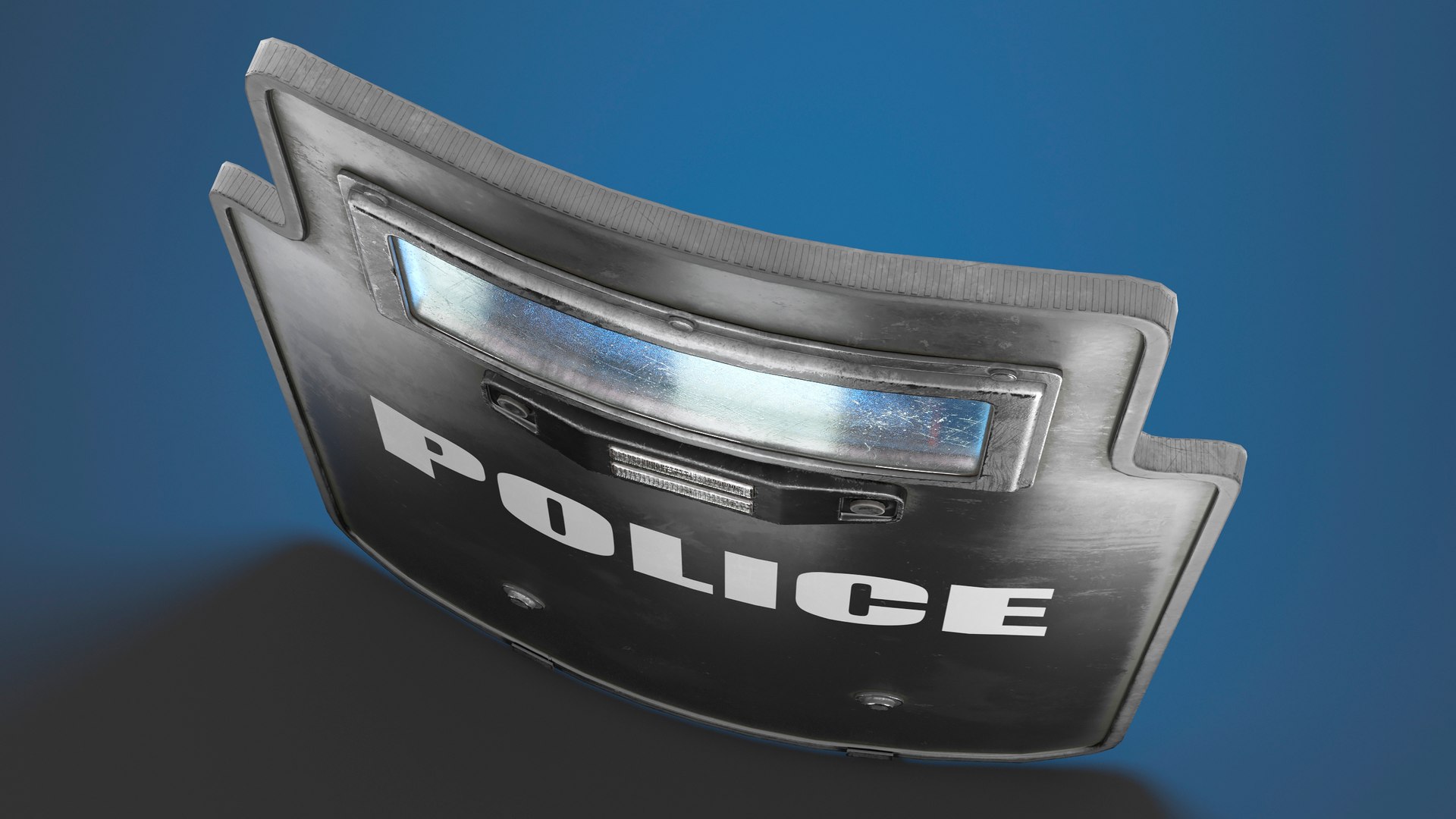 Police Tactical Riot Shield Low Poly PBR 3D - TurboSquid 2075807