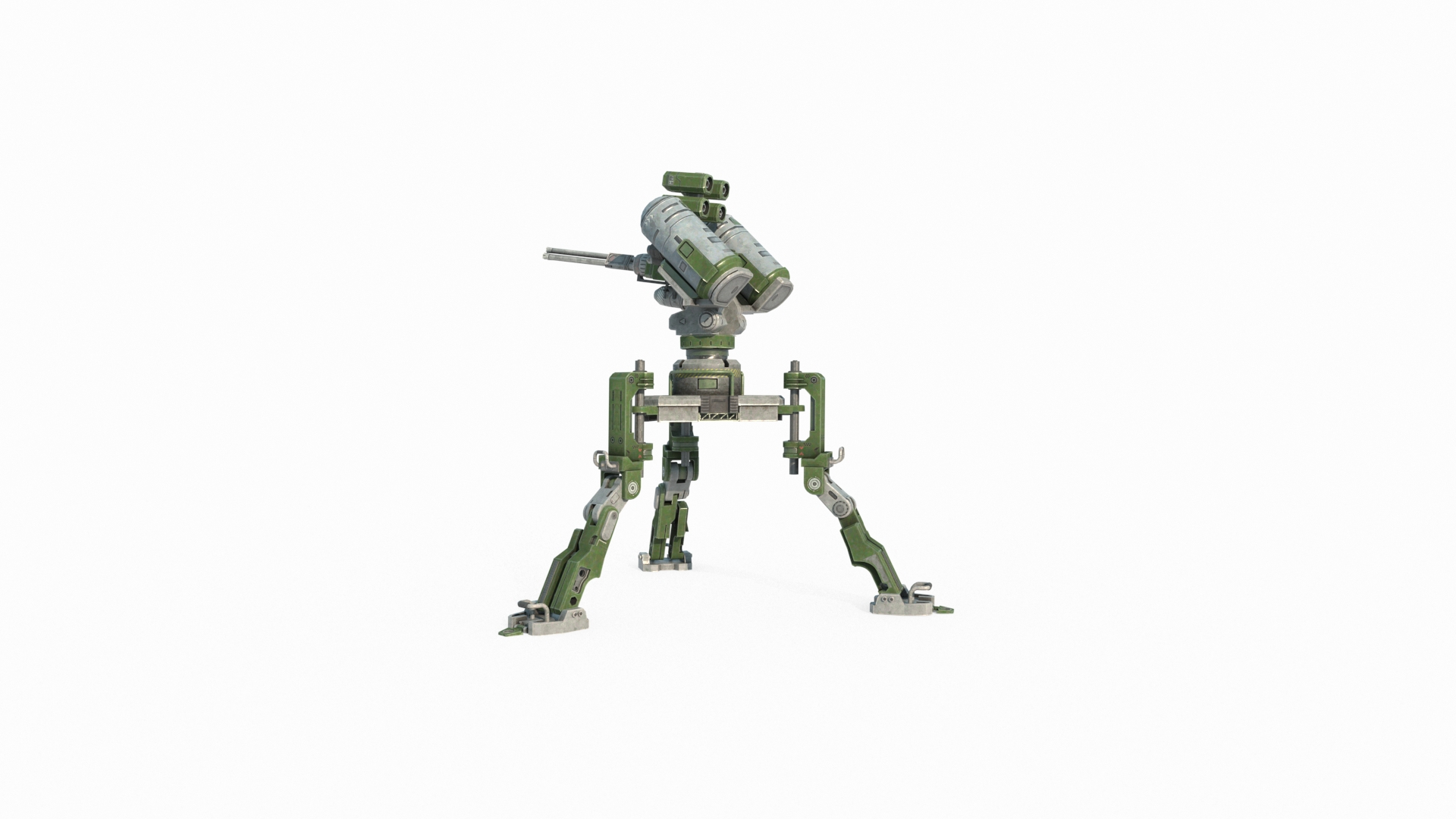 Future Sci-fi Defense Turret Robot 3D - TurboSquid 2279852