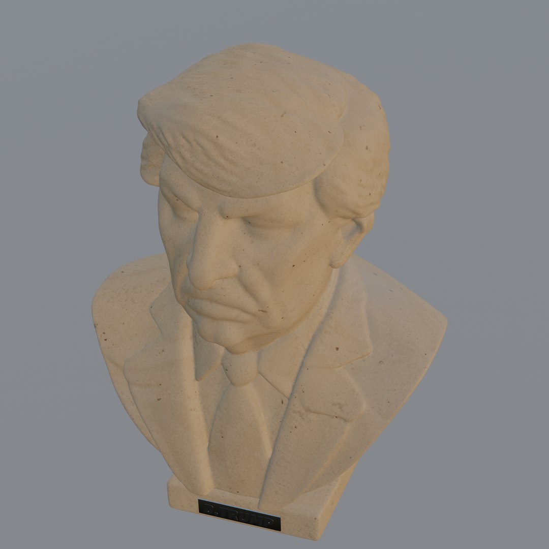 TRUMP BUST Model - TurboSquid 2340280