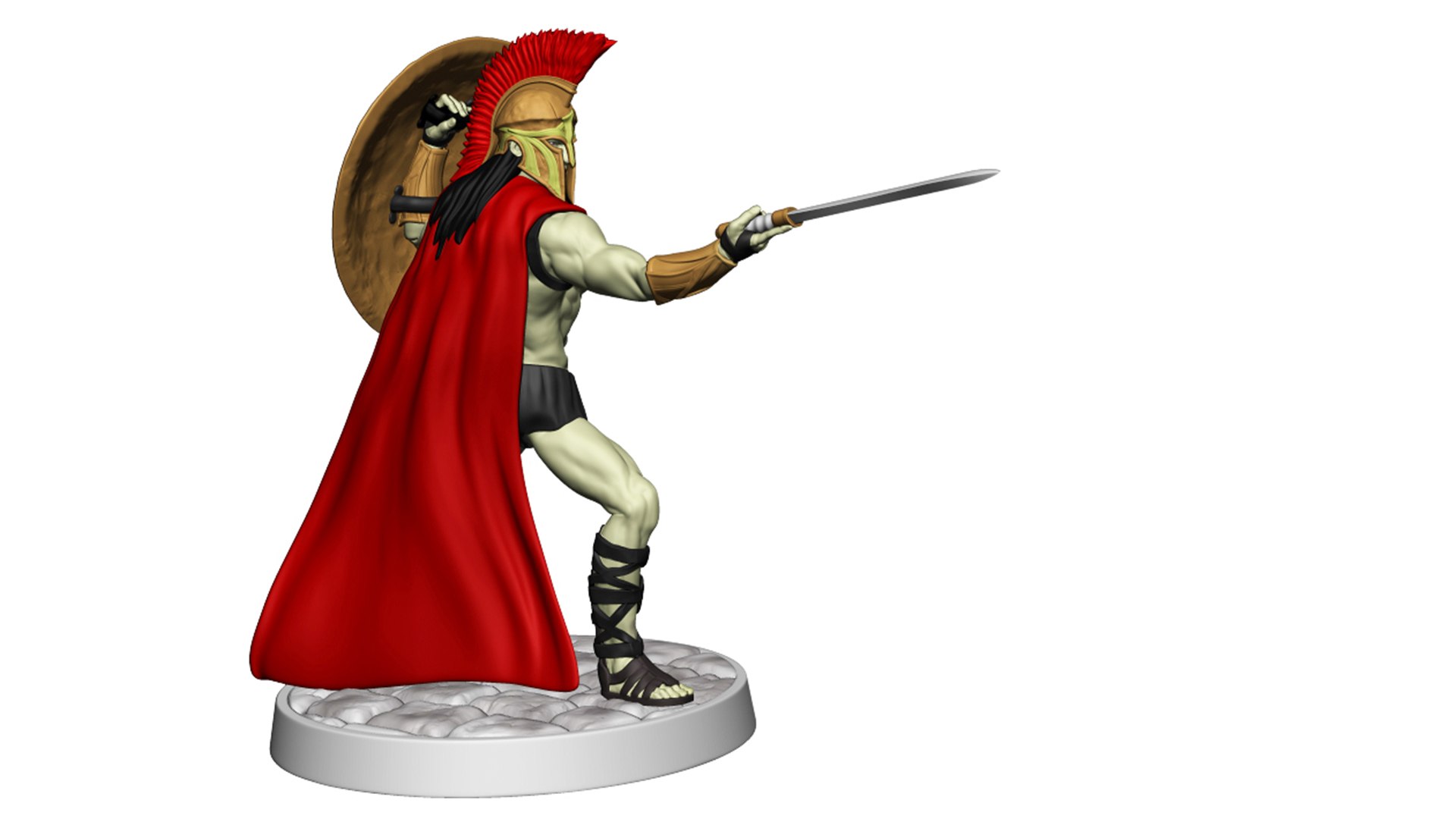 3D Spartan 1 Starter Set Light Spartan Army - TurboSquid 2312089