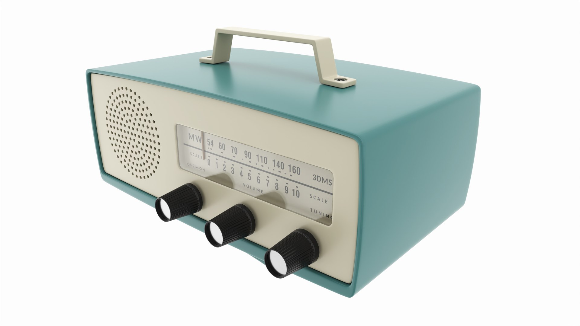 3D Vintage Transistor Radio Model - TurboSquid 2238114