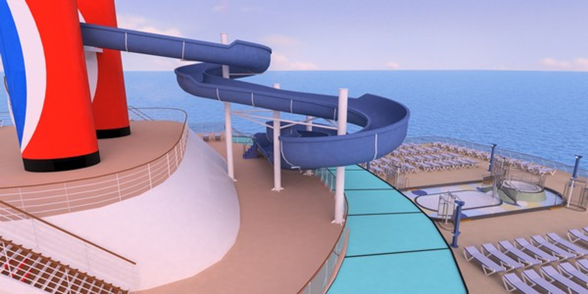 Look Carnival Cruise Ship 3d Model