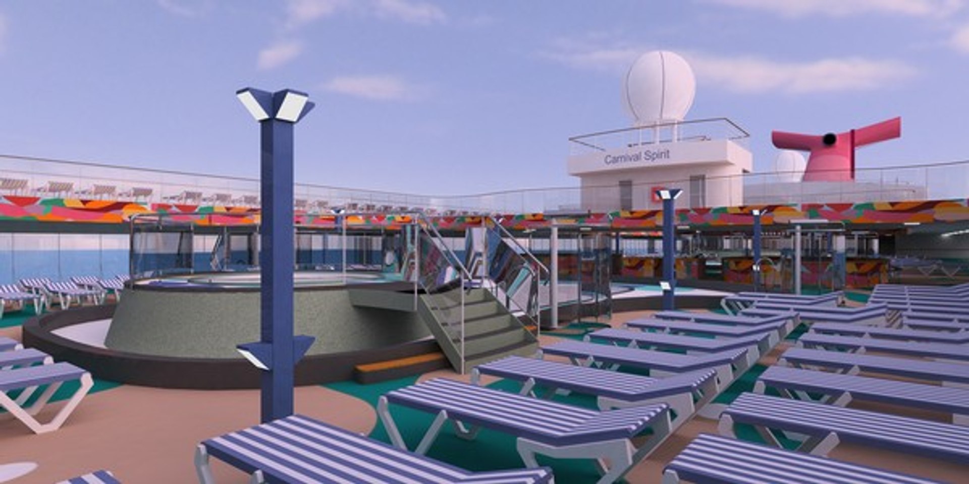 Look Carnival Cruise Ship 3d Model