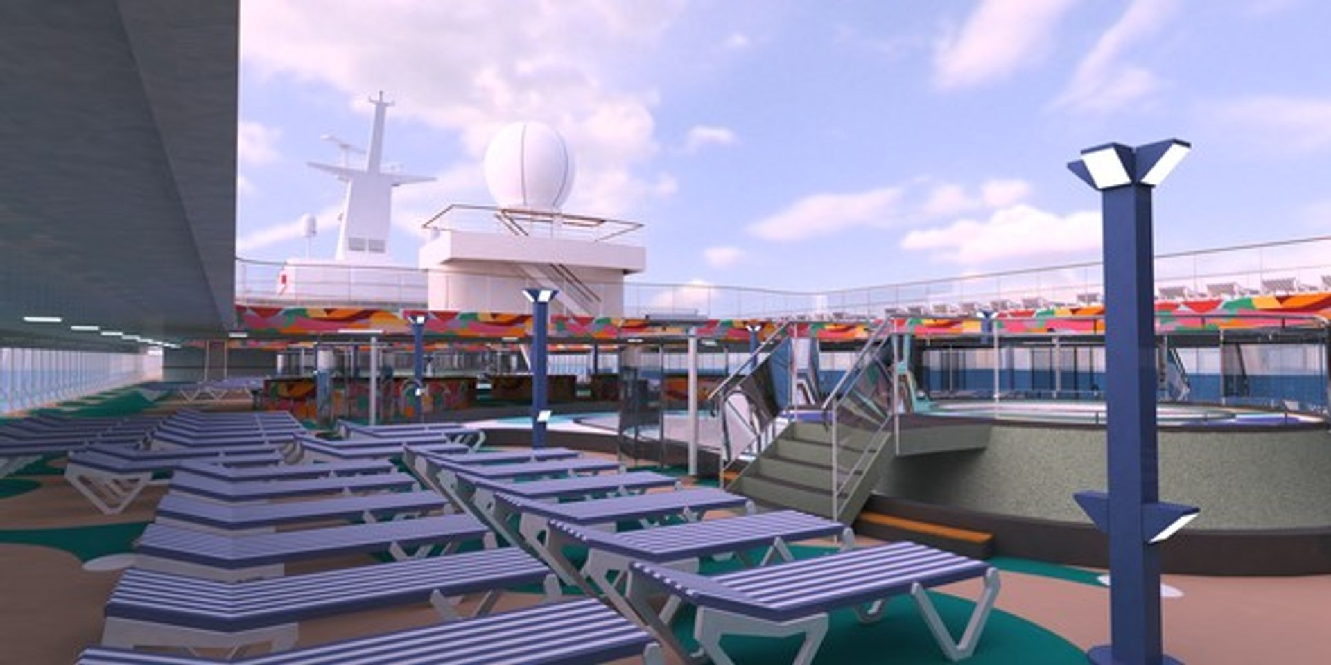 Look Carnival Cruise Ship 3d Model