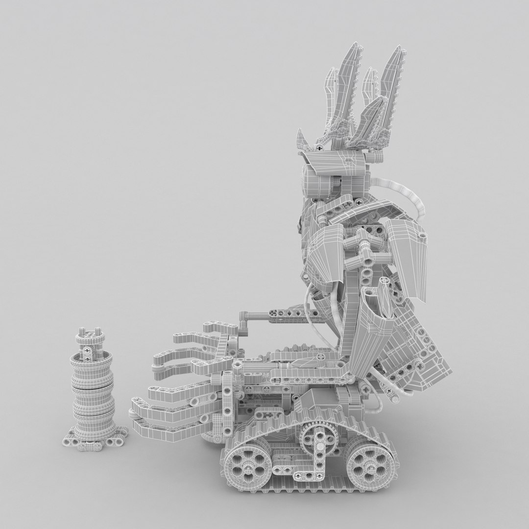 3d Model Lego Mindstorms Gripp3r