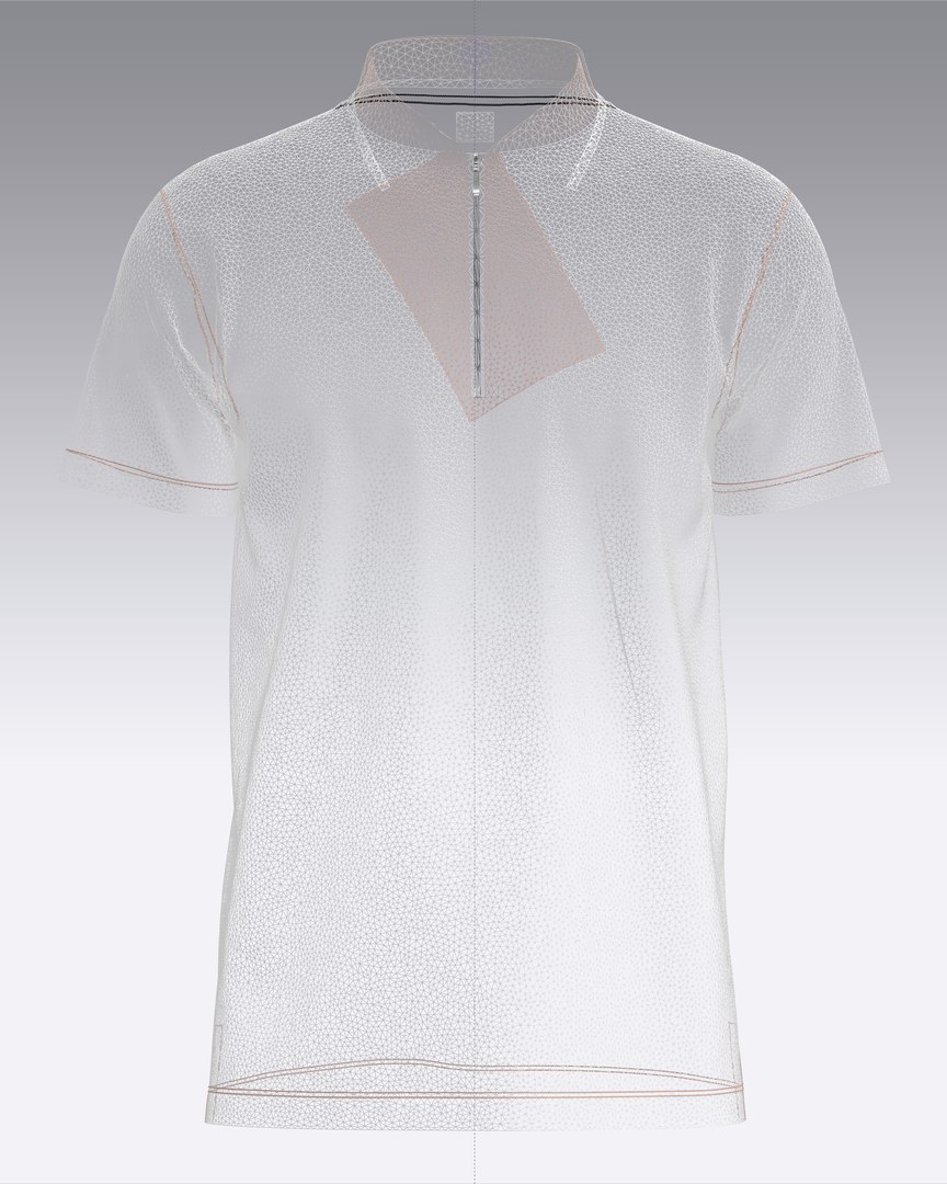 Mens AOP Polo Shirt 3D model - TurboSquid 1974847