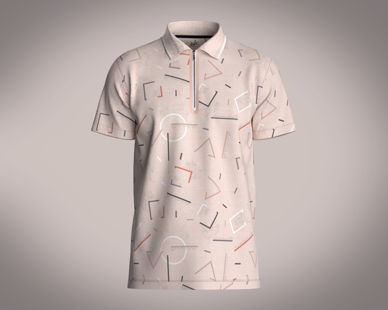 Mens AOP Polo Shirt 3D model - TurboSquid 1974847