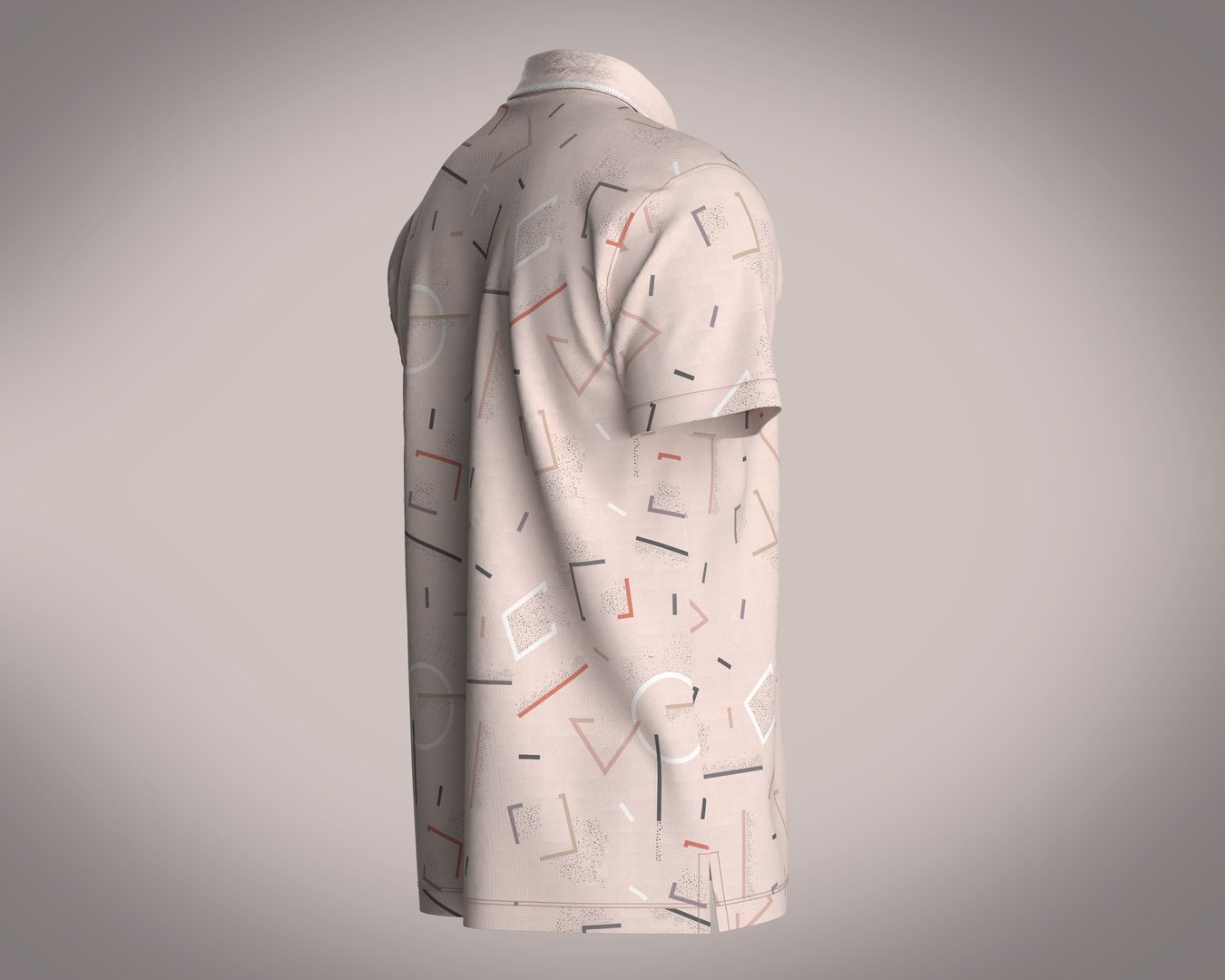 Mens AOP Polo Shirt 3D model - TurboSquid 1974847