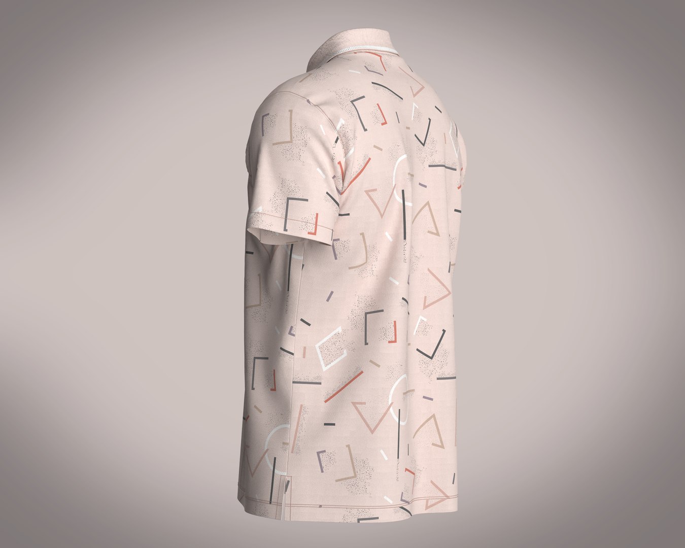 Mens AOP Polo Shirt 3D model - TurboSquid 1974847