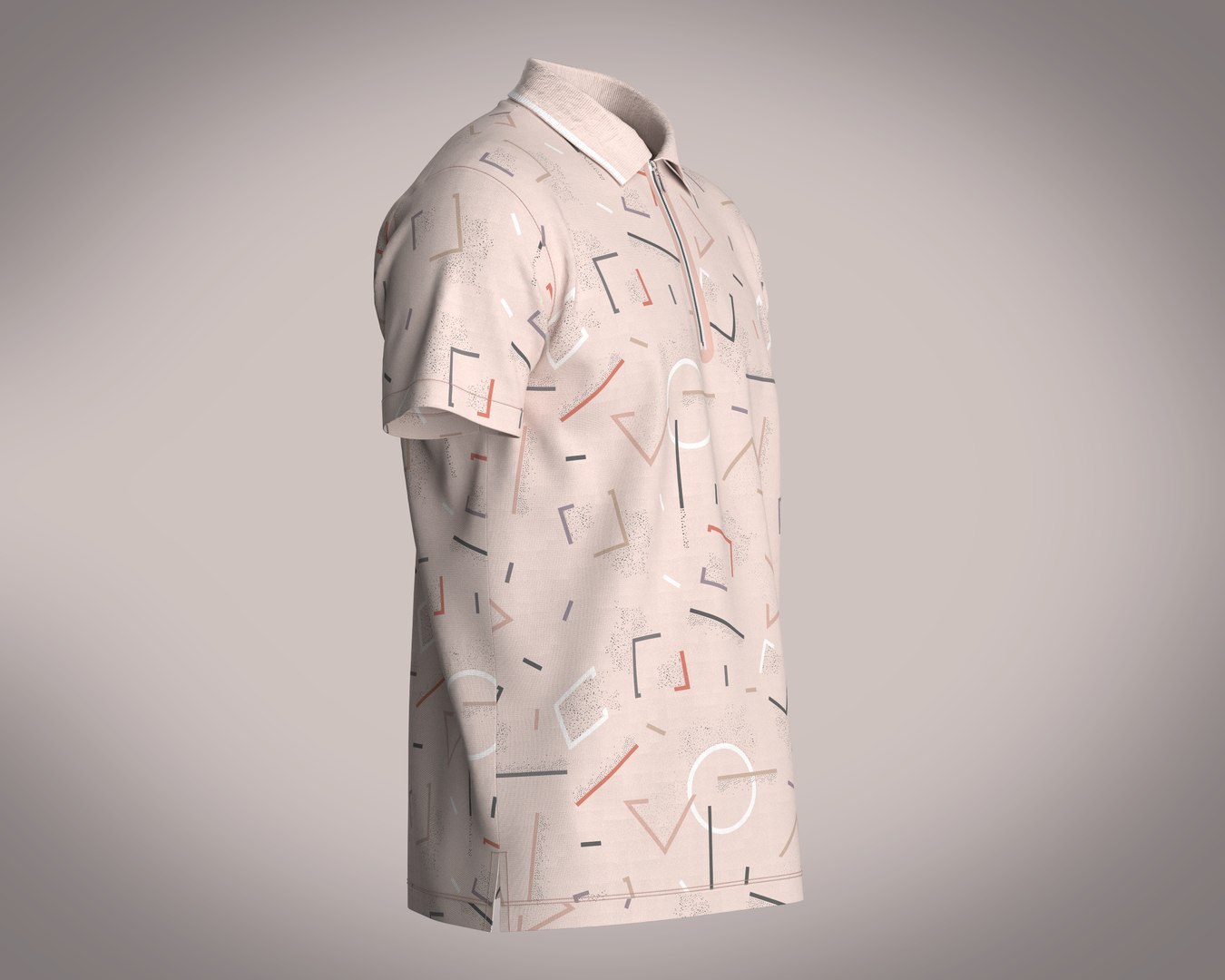 Mens AOP Polo Shirt 3D model - TurboSquid 1974847