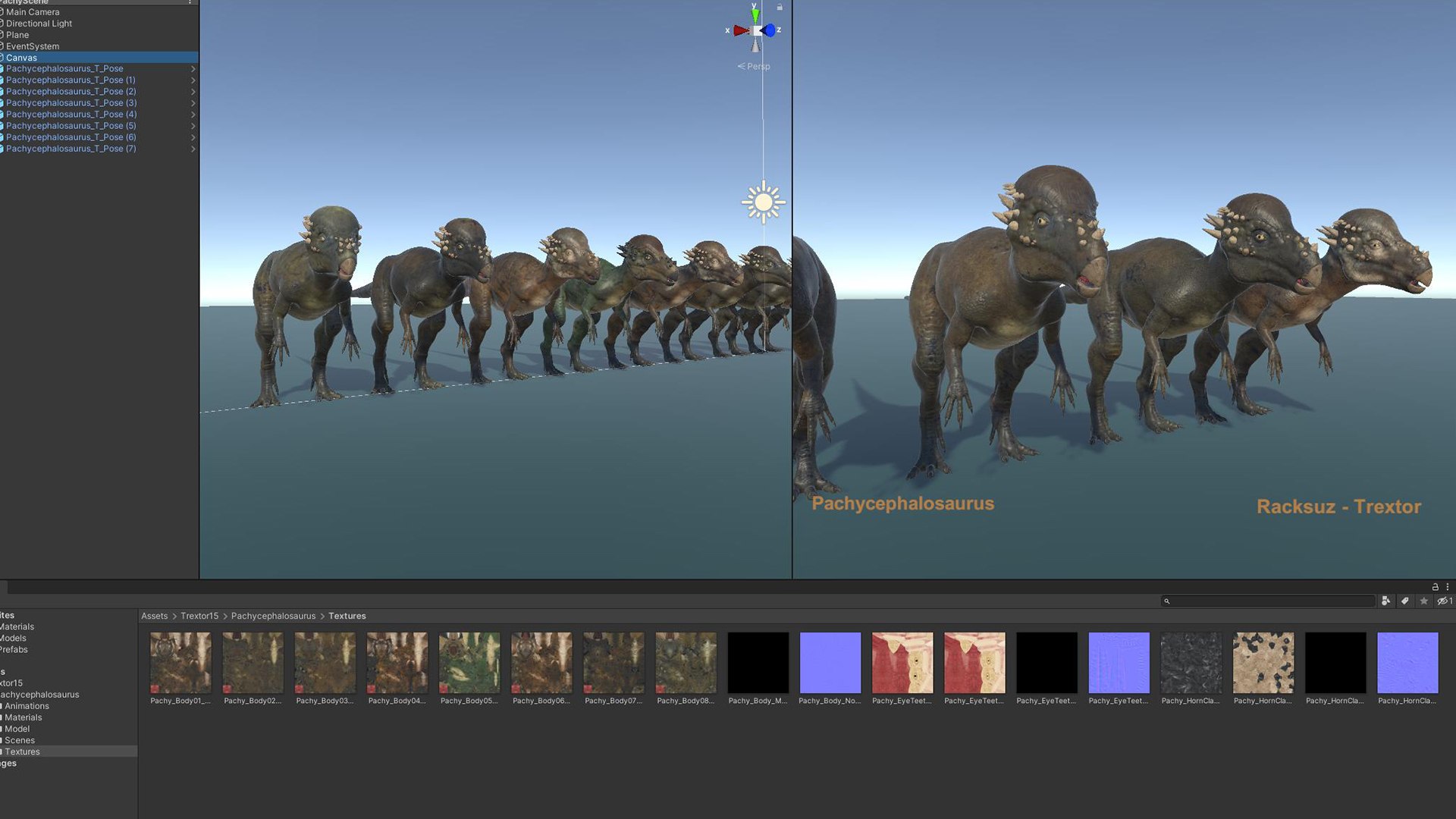 Pachycephalosaurus Unreal Engine - Unity Projects 3D Model - TurboSquid 2201795