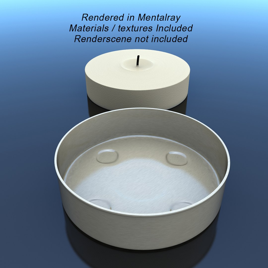 Tea Light 3ds