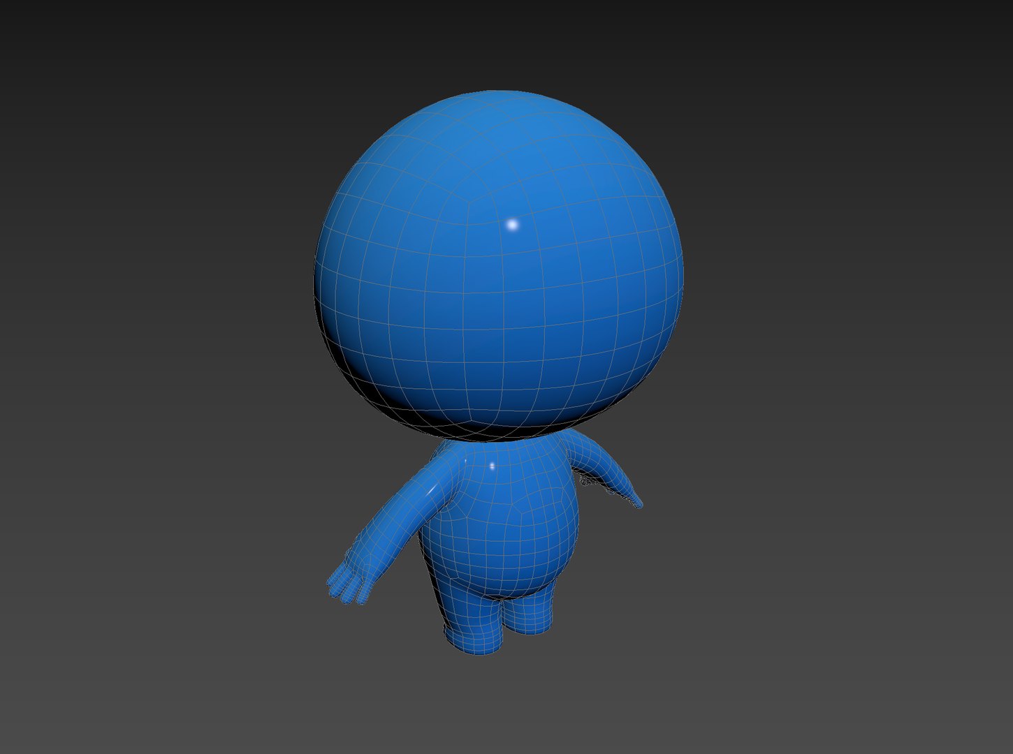 Blue man character 3D model - TurboSquid 1702253