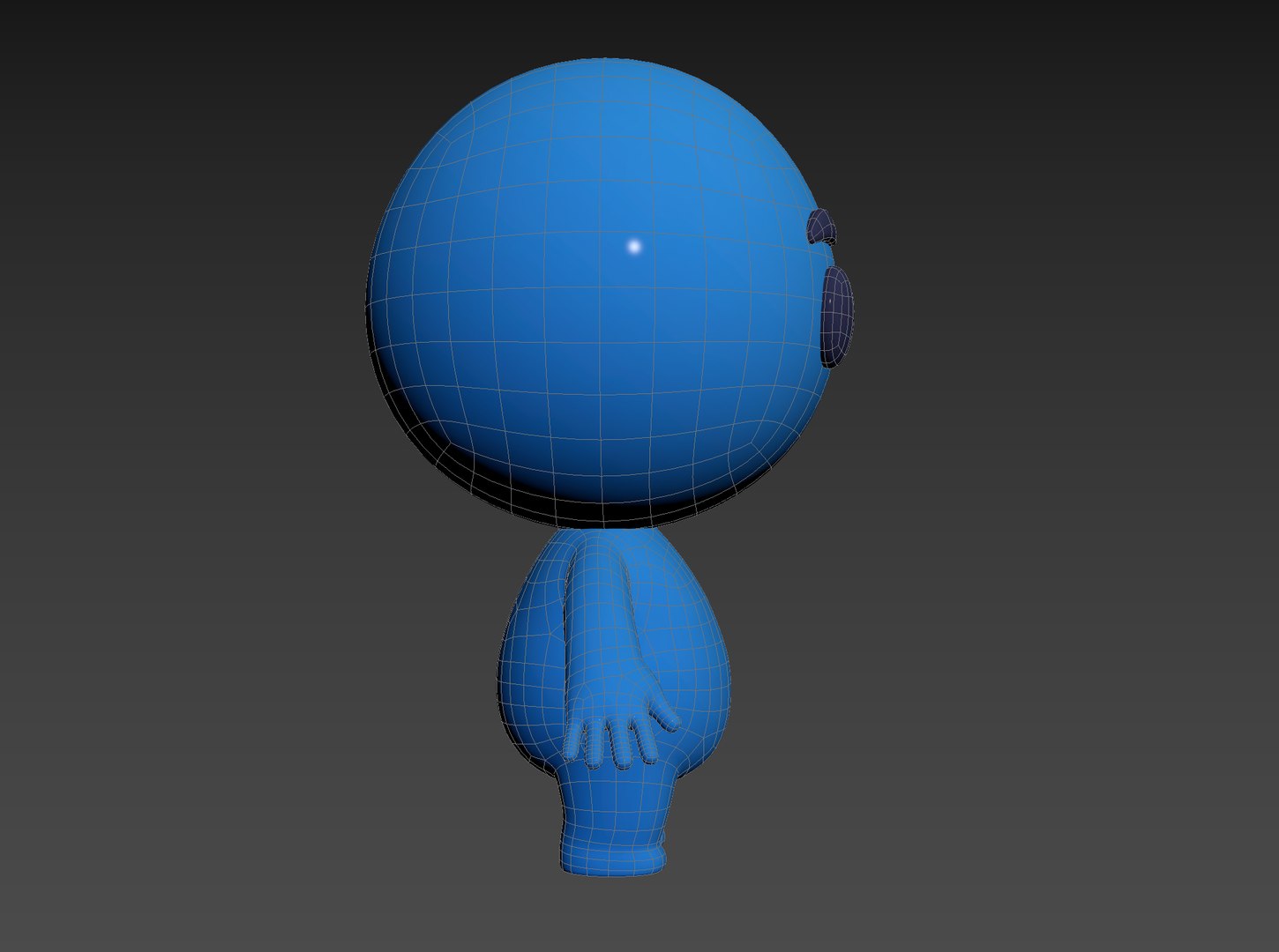 Blue man character 3D model - TurboSquid 1702253