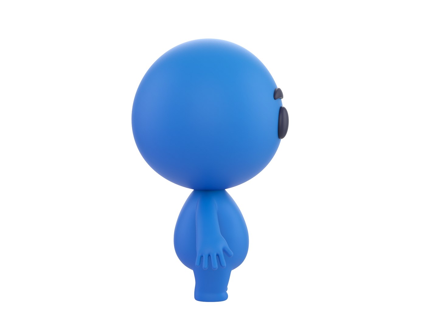Blue Man Character 3D Model - TurboSquid 1702253