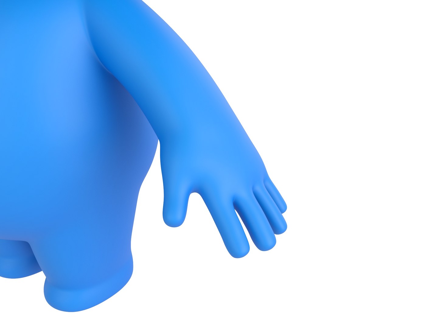 Blue Man Character 3D Model - TurboSquid 1702253