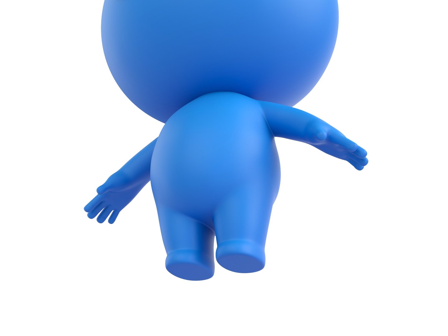 Blue Man Character 3D Model - TurboSquid 1702253