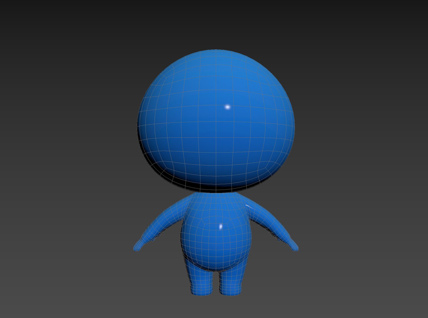 Blue man character 3D model - TurboSquid 1702253