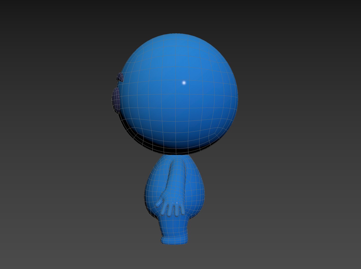 Blue man character 3D model - TurboSquid 1702253