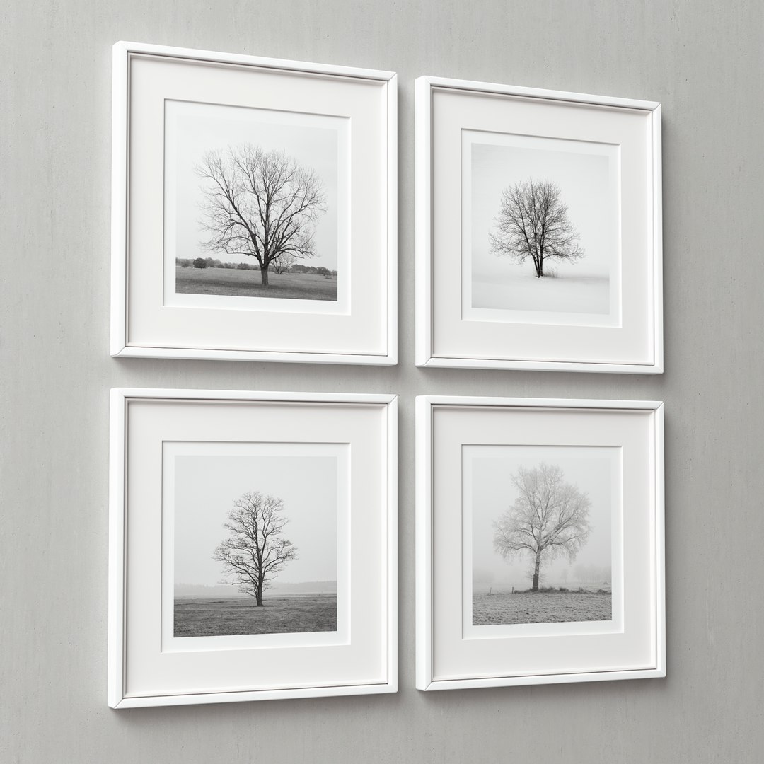 3D picture frames set - TurboSquid 1535797