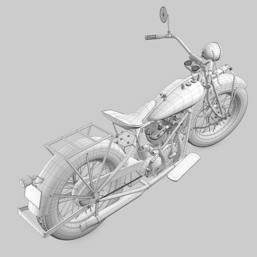 Indian Scout 101 3D Model - TurboSquid 1278467